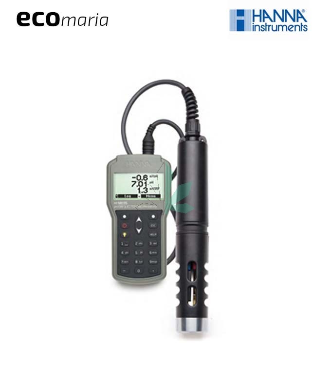 Medidor Multiparamétrico portátil HANNA - pH/mV-ORP-CE-TDS- HI98195